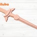 Sword Printable Template: Cardboard Toy Sword, Kids Crafts (PDF, SVG ...