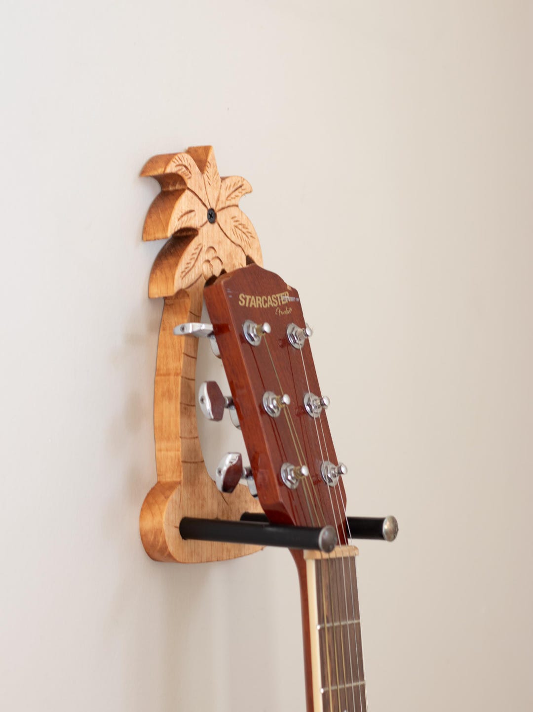 Unique Palm Tree Guitar Wall Mount Hand Carved Artisanal Rustic - Etsy