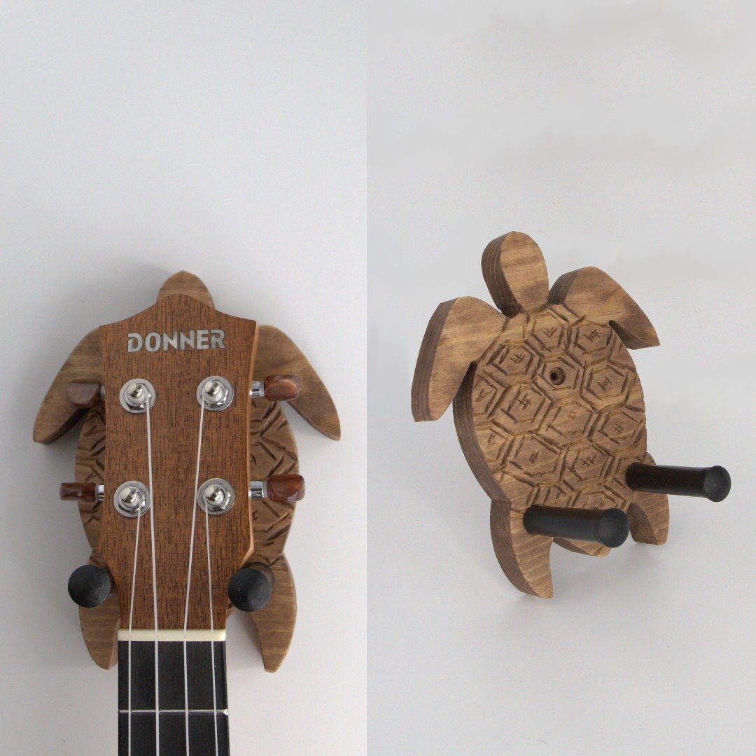 Unique Ukulele Turtle Wall Mount Holder - Etsy