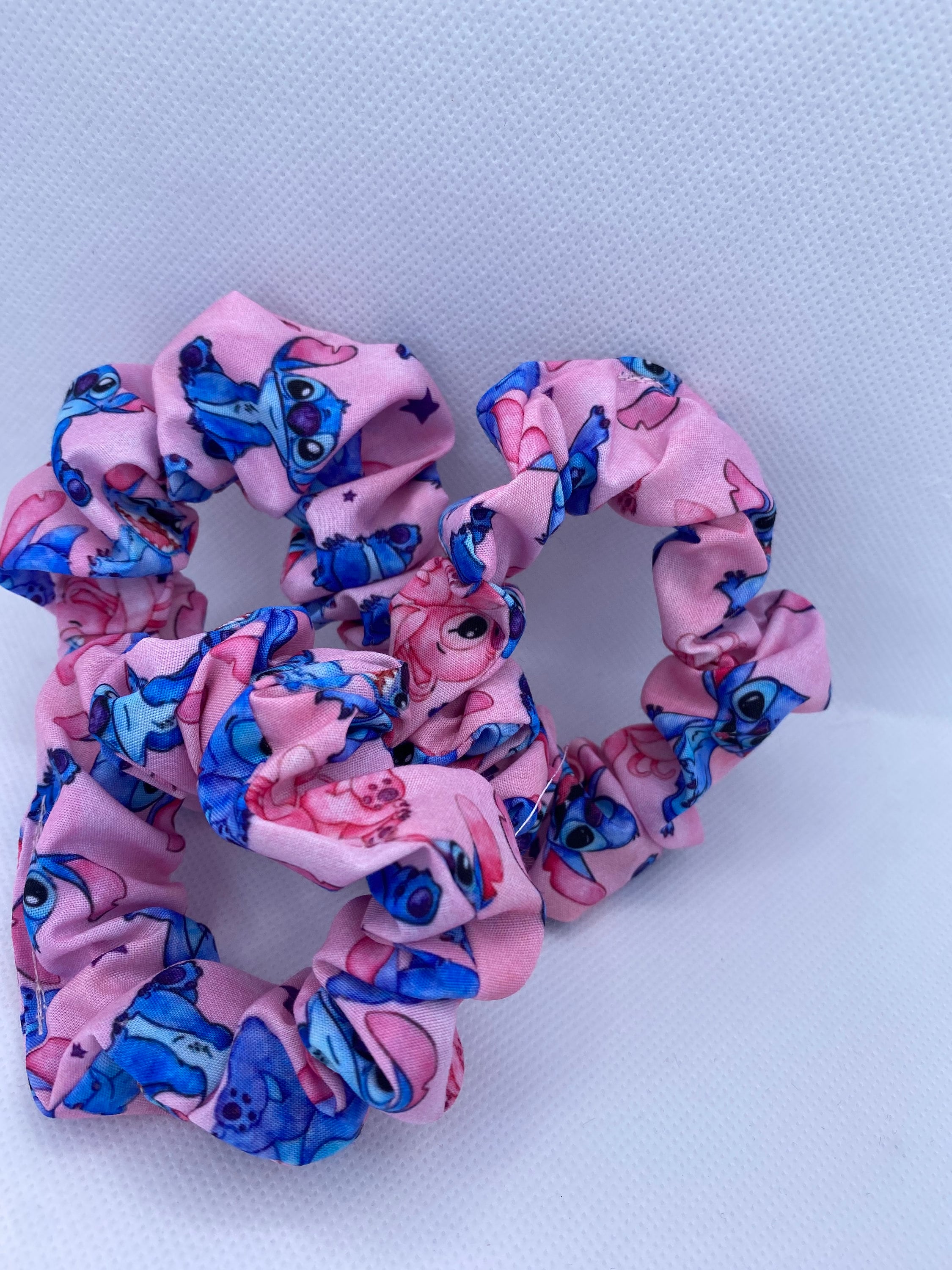 Stitch and Angel Scrunchie - Etsy