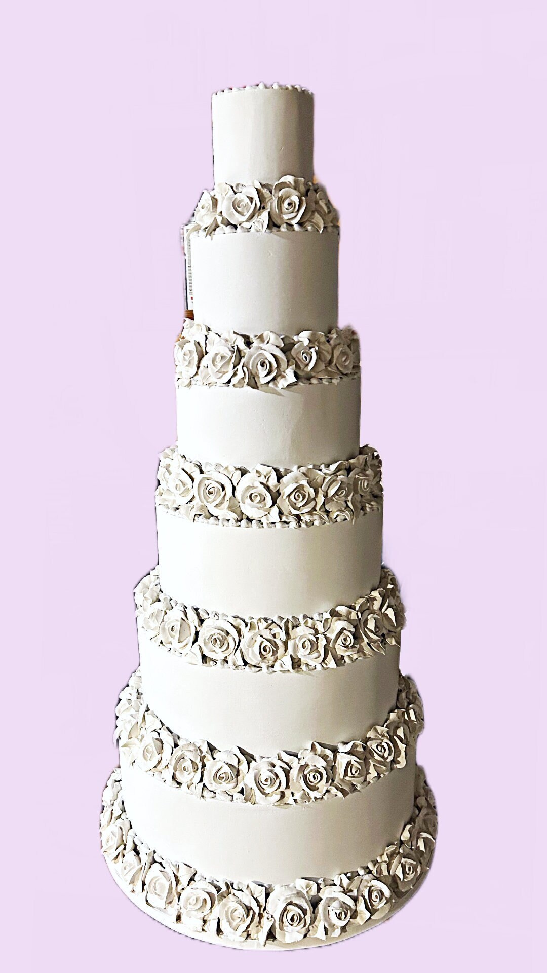 KISHMYCAKES 2-7 Tiers Gorgeous Faux Wedding Cake Handcrafted Plaster of ...
