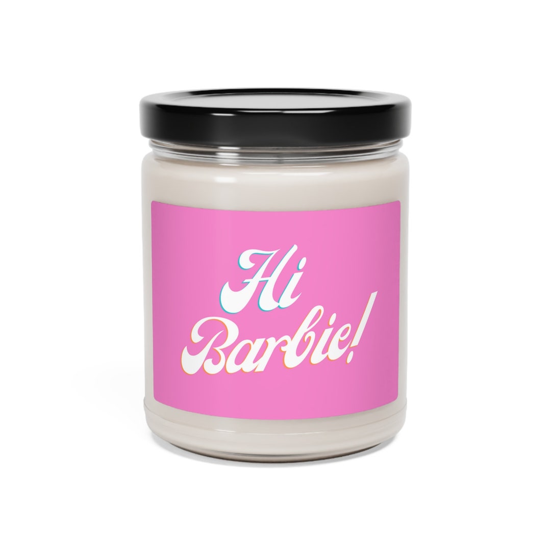 Pink Barbie Candle Hi Barbie - Etsy