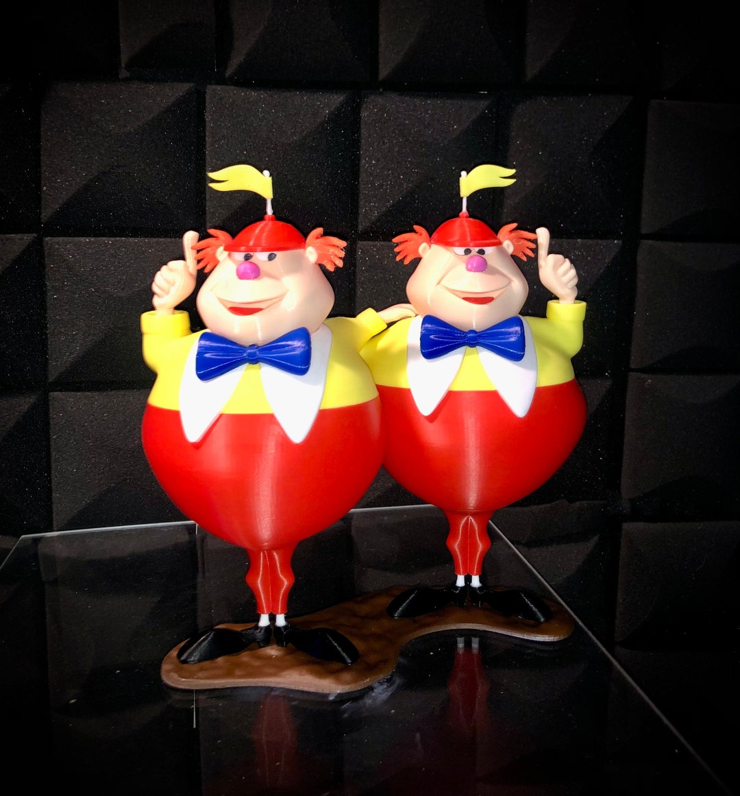 Tweedledee and Tweedledum From Alice in Wonderland (figure/decoration ...