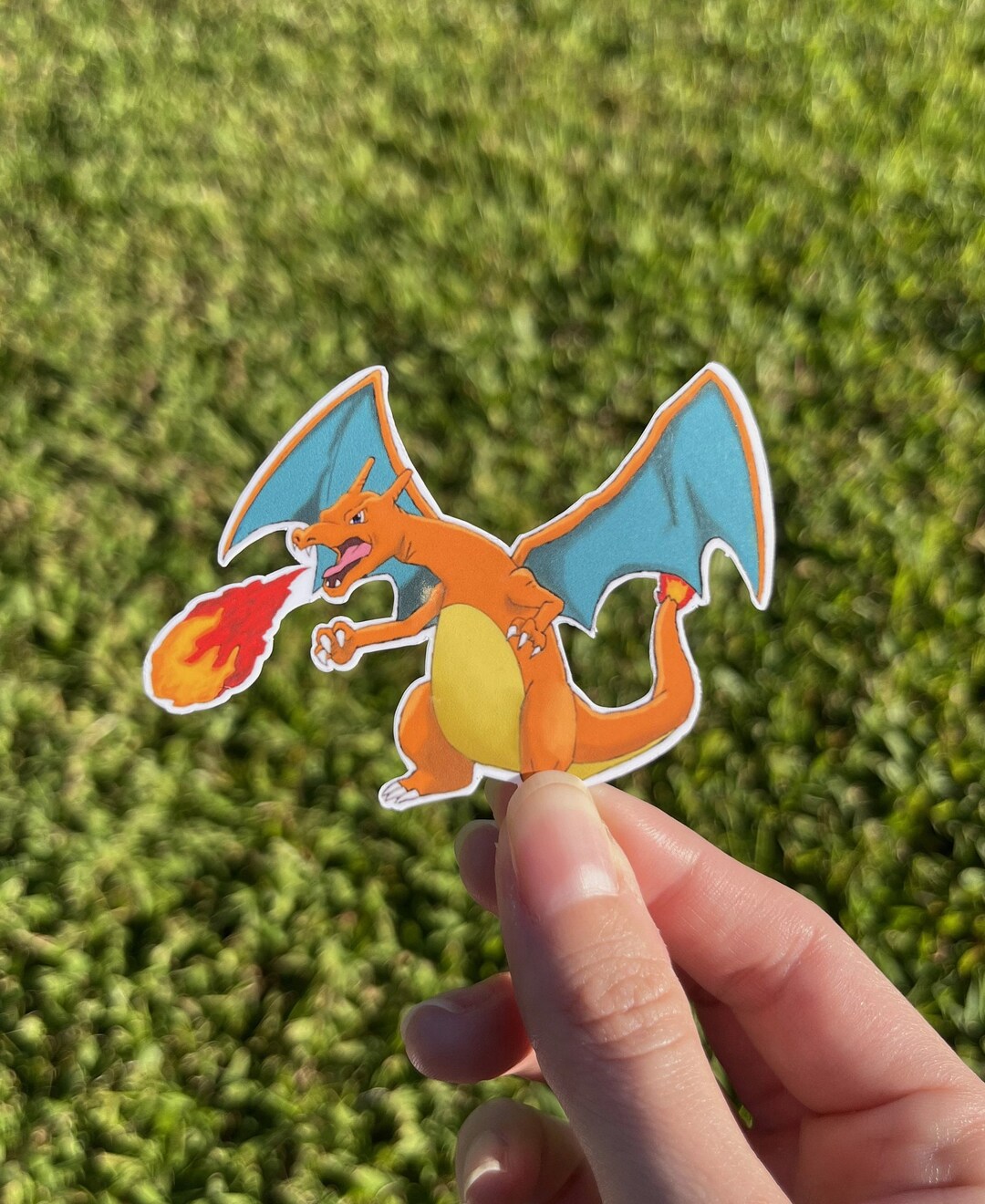 Charizard Pokemon Sticker | Water Resistant Vinyl Sticker | Pokemon ...