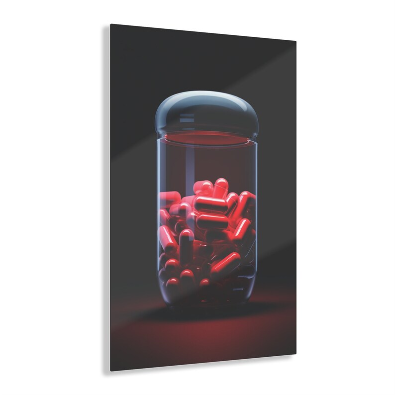 The Matrix Red Pill Artwork - Etsy