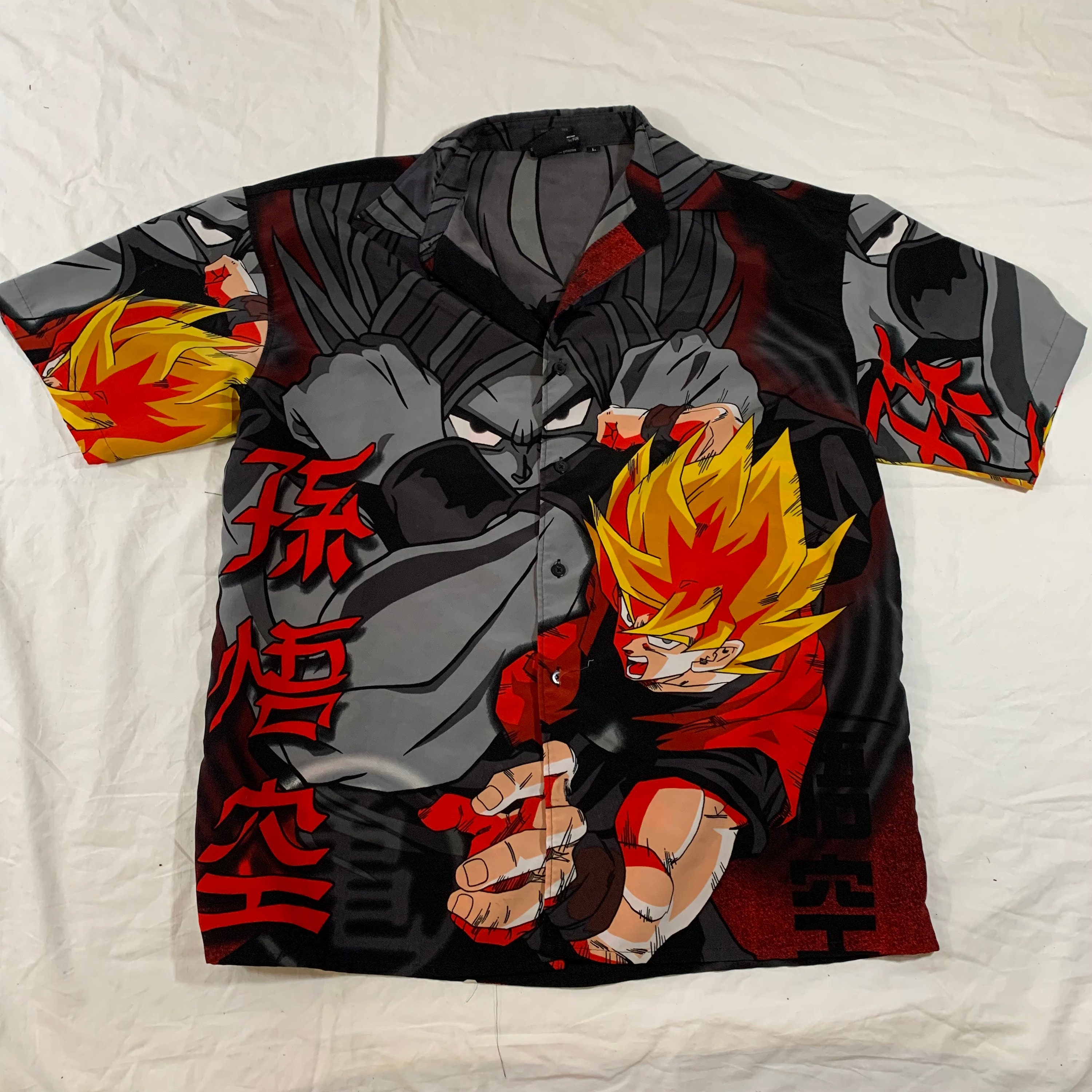 Vintage Early 2000s Dragon Ball Z Goku Button up Shirt Y2k - Etsy