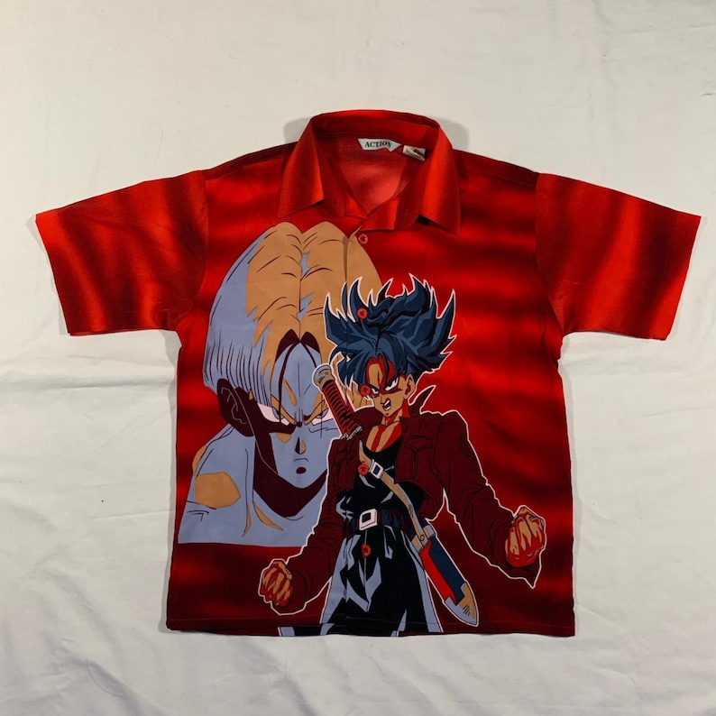 Vintage 90s / 2000s Dragon Ball Z Android Saga Trunks All Over - Etsy