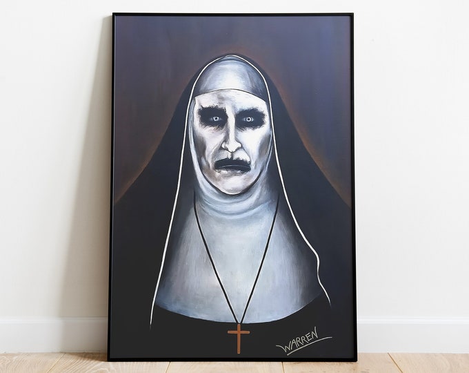 Demon Nun Mask (inspired by Valak) - Etsy