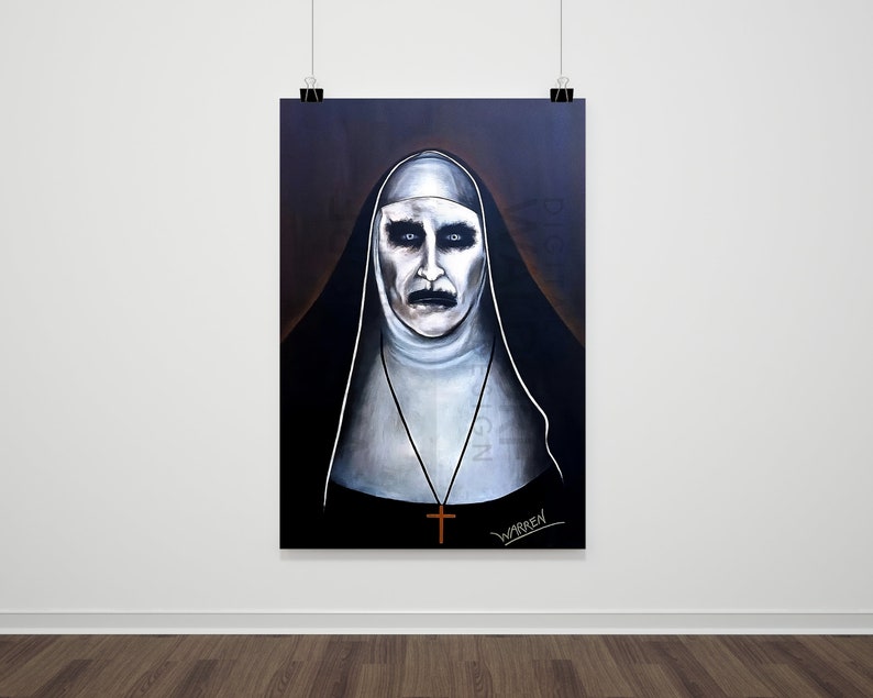 The Nun Valak the Conjuring Universe Digital Download Home Decor Movie ...