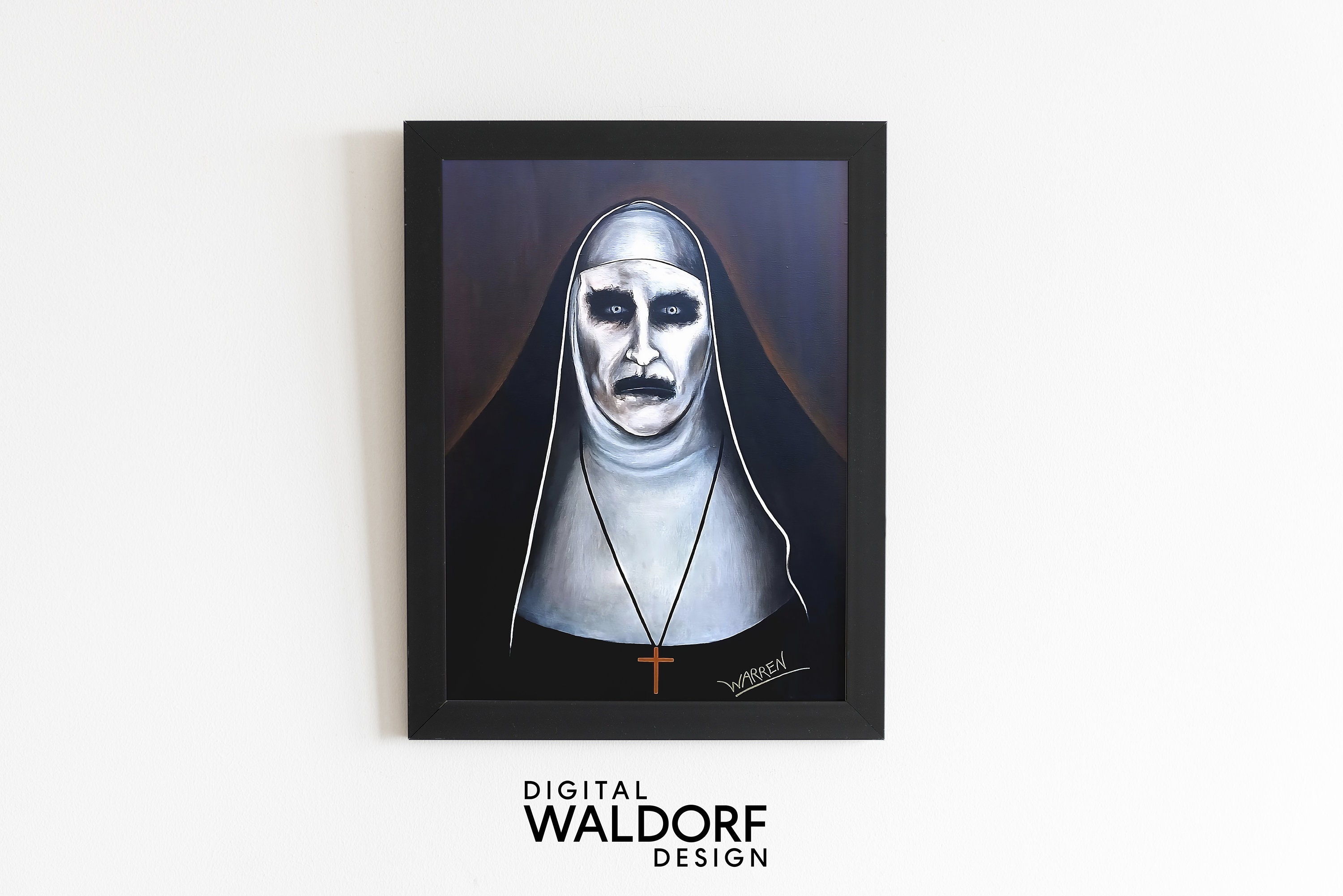 The Nun Valak the Conjuring Universe Digital Download Home Decor Movie ...