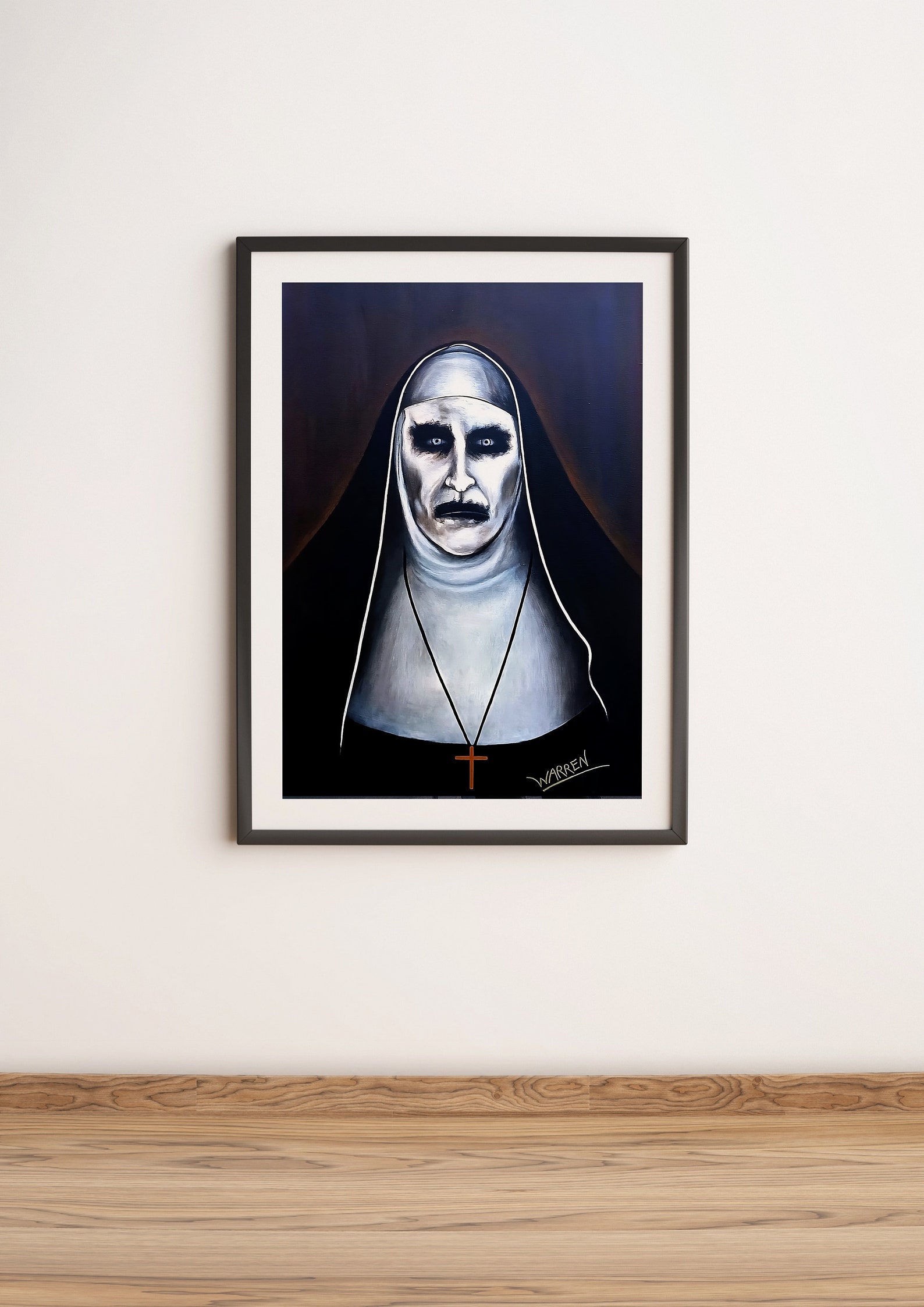 The Nun Valak the Conjuring Universe Digital Download Home Decor Movie ...