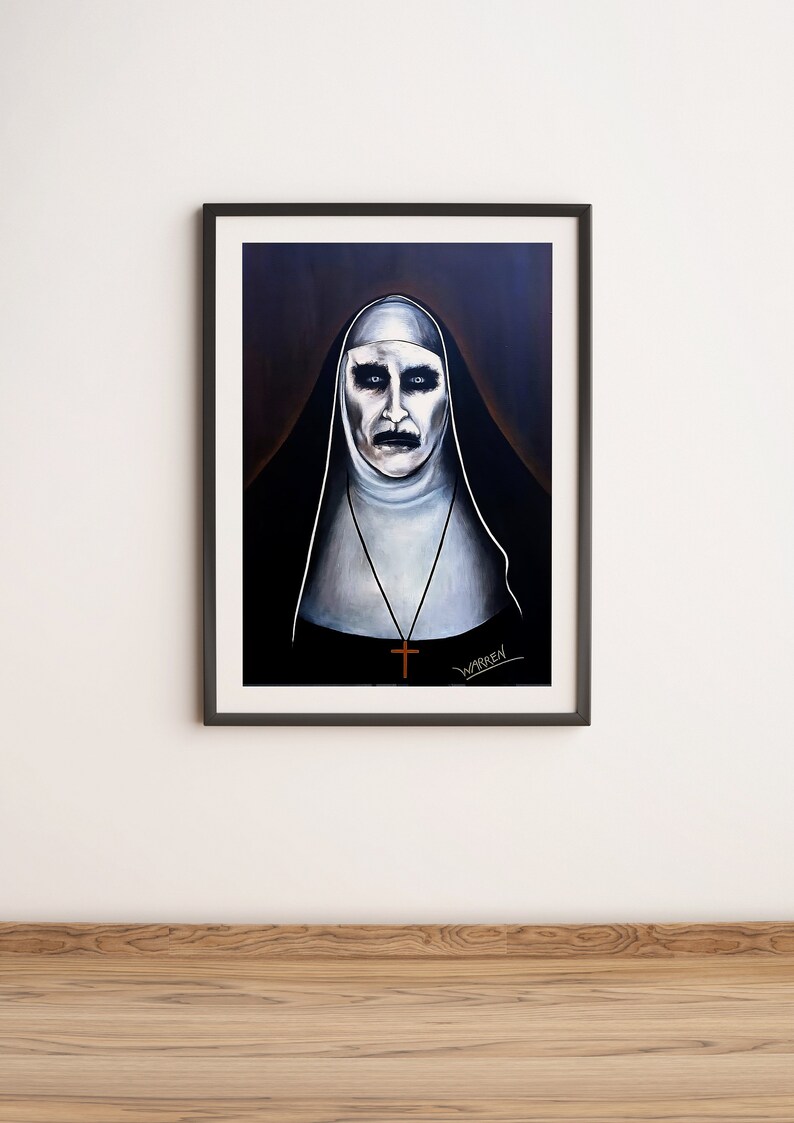 The Nun Valak the Conjuring Universe Digital Download Home Decor Movie ...