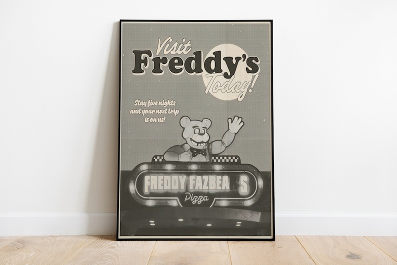 Five Nights at Freddy's (2023) Movie Poster Digital Download Horror ...