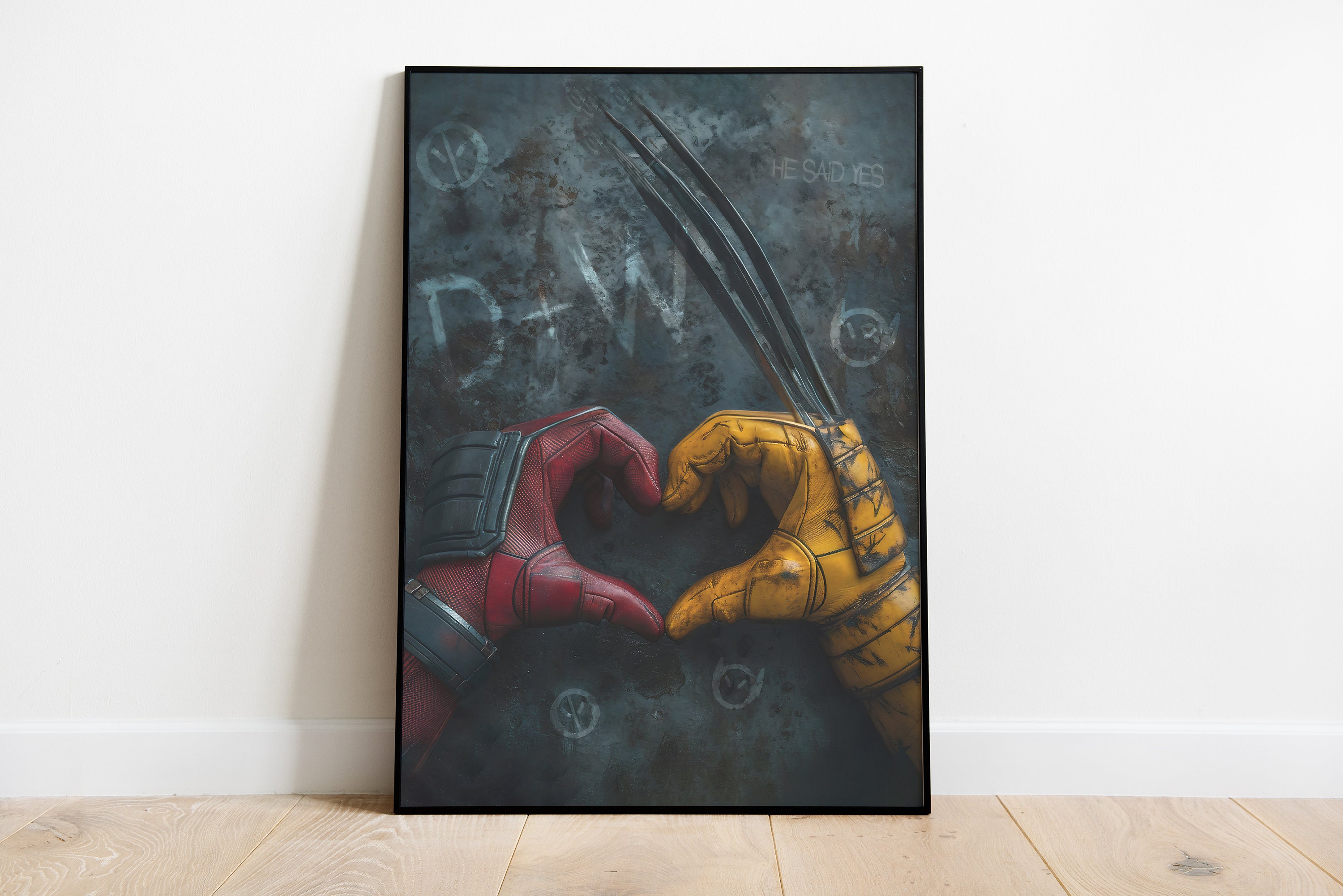 Deadpool and Wolverine Avengers Digital Download Mcu Poster Movie Home ...