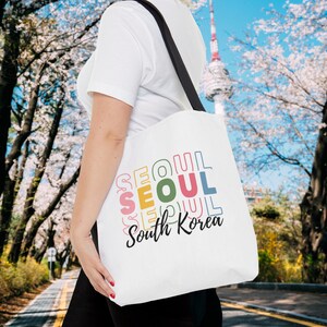 Seoul Aesthetic Tote Bag Travel South Korea Seoul Lover - Etsy