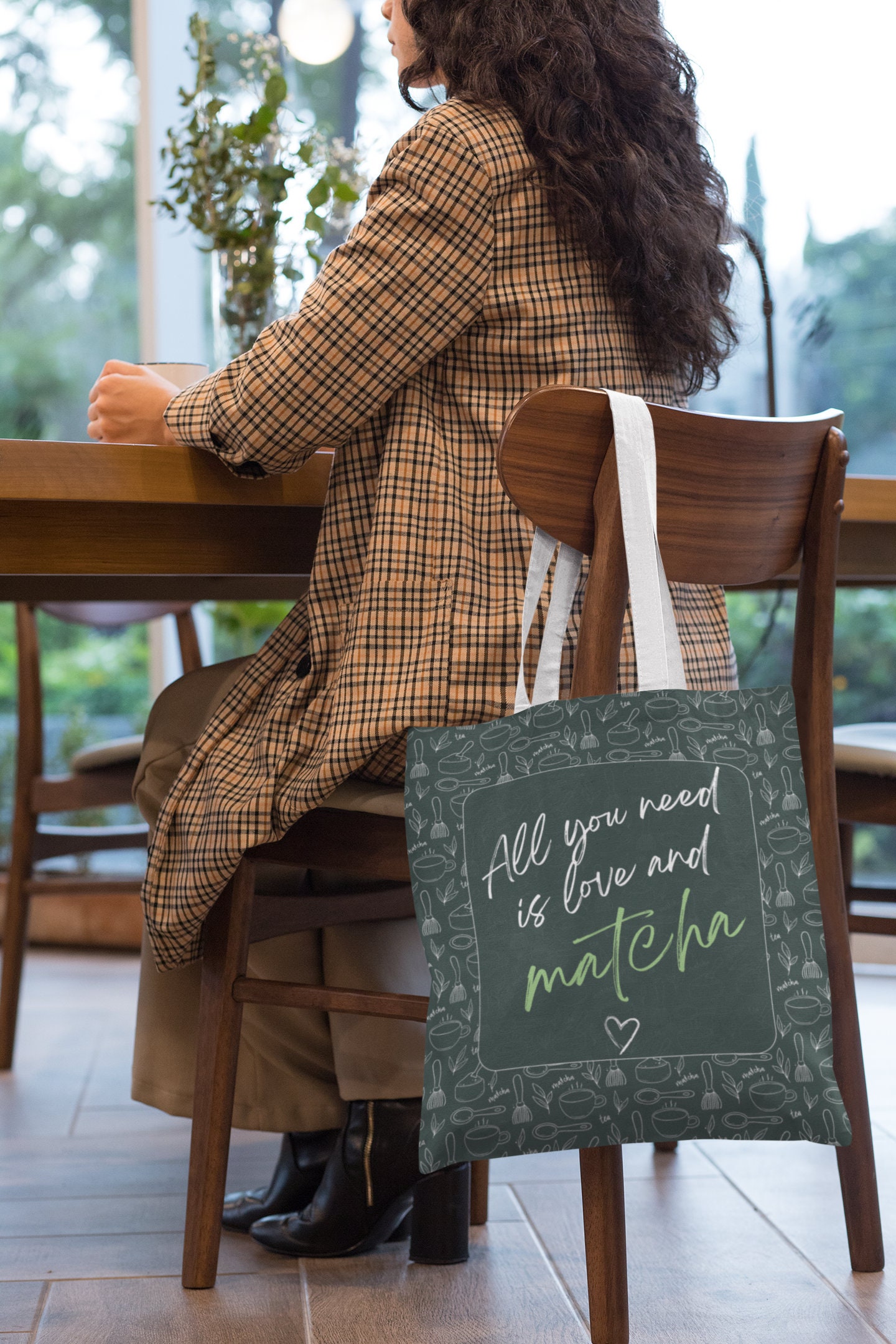 Japanese Matcha Green Tea Tote Bag, Matcha Tea Tote, Matcha Madness ...