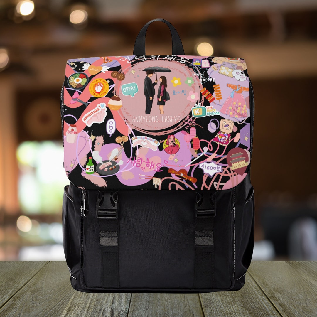 Korean Drama Backpack, Kdrama Laptop Bag, Korean Drama Laptop Bag ...