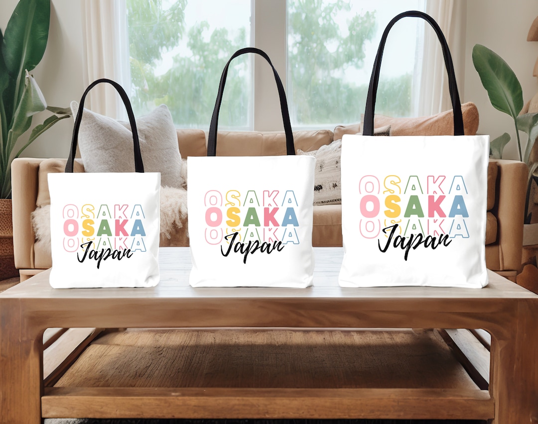 Osaka Japan Aesthetic Tote Bag, Travel Japan, Japan Lover Gift, Osaka ...