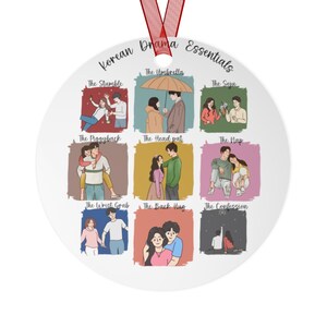Kdrama Essentials Acrylic Christmas Ornament, Korean Drama Christmas ...