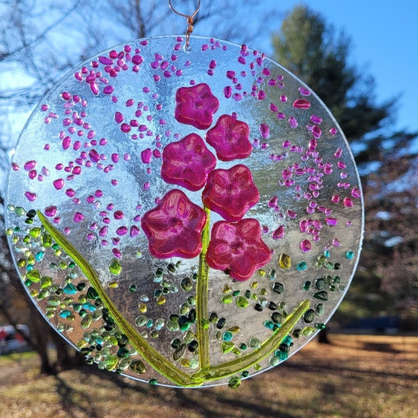 Winter Tree on a 7.5 Round Suncatcher - Etsy