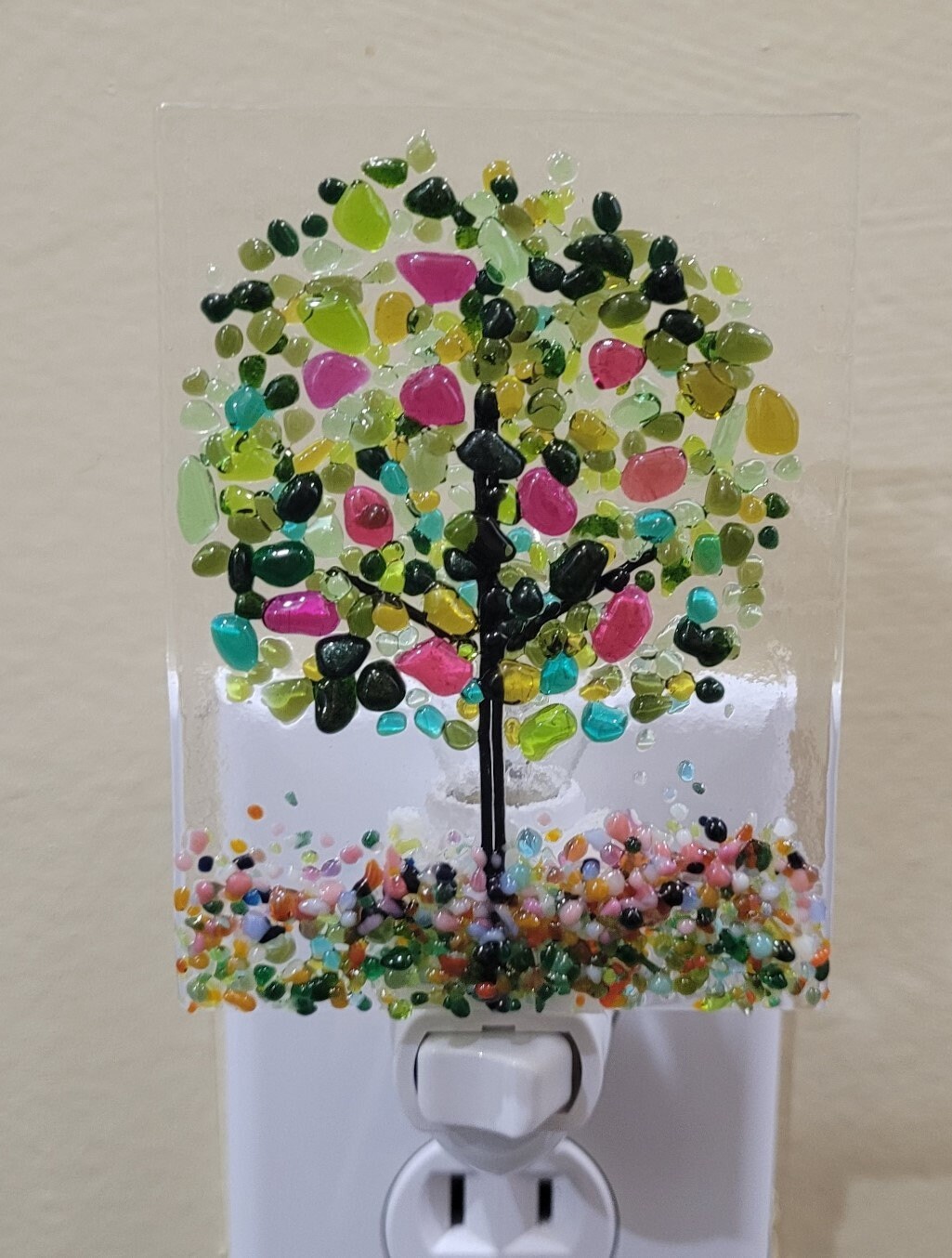 Spring Tree With Pink Blossoms Night Light - Etsy