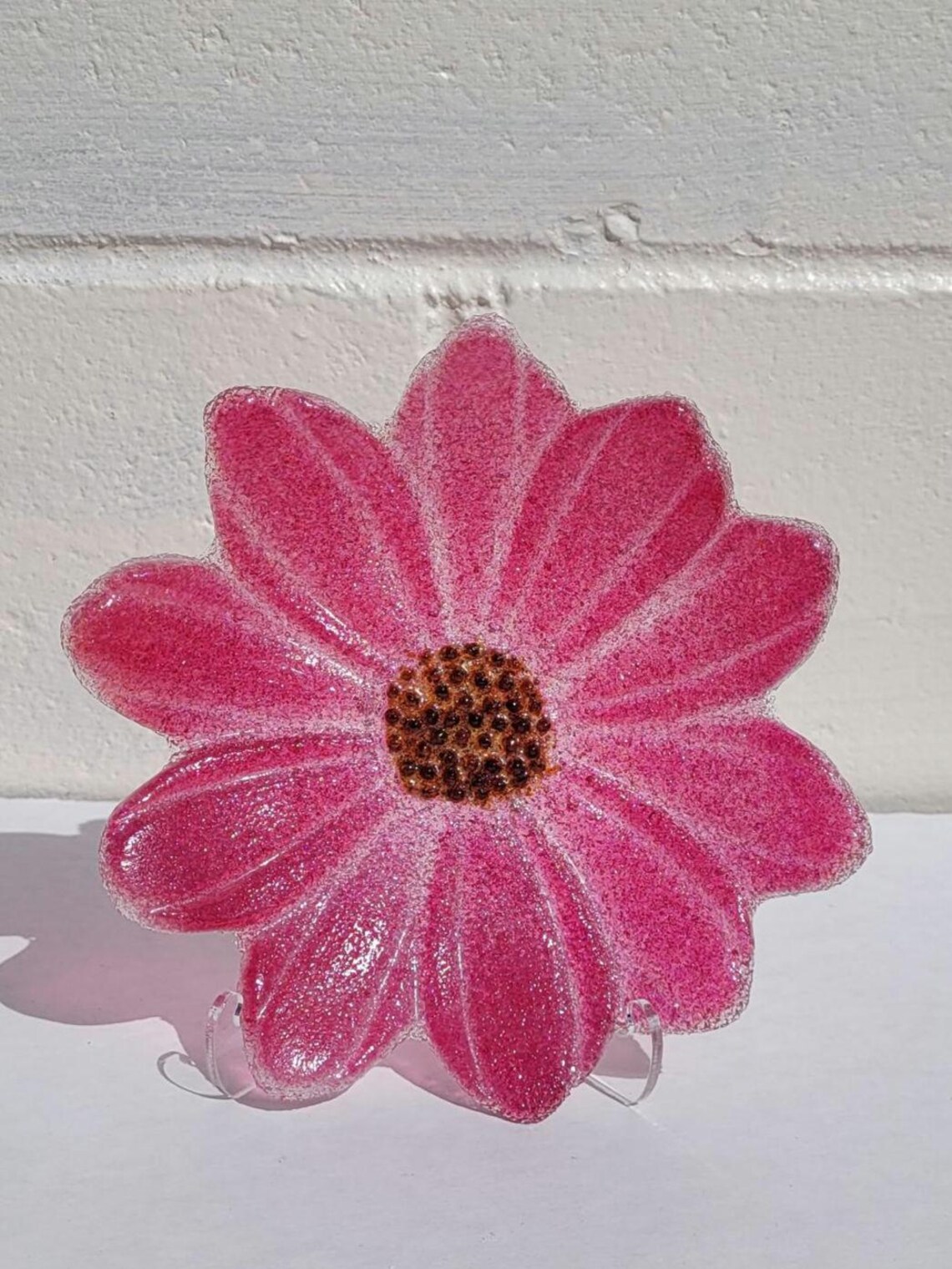 Flower Glass Dish - Etsy