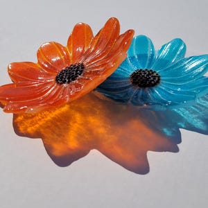 Flower Glass Dish - Etsy