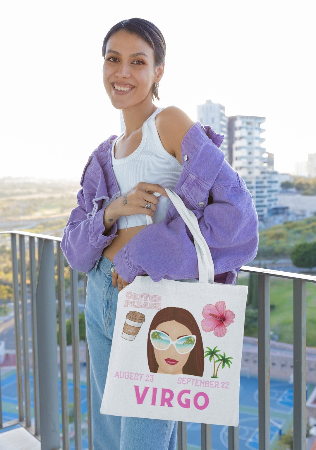 Zodiac Tote Bag Birthday Tote Bag Birthday Gift Bag Gift - Etsy