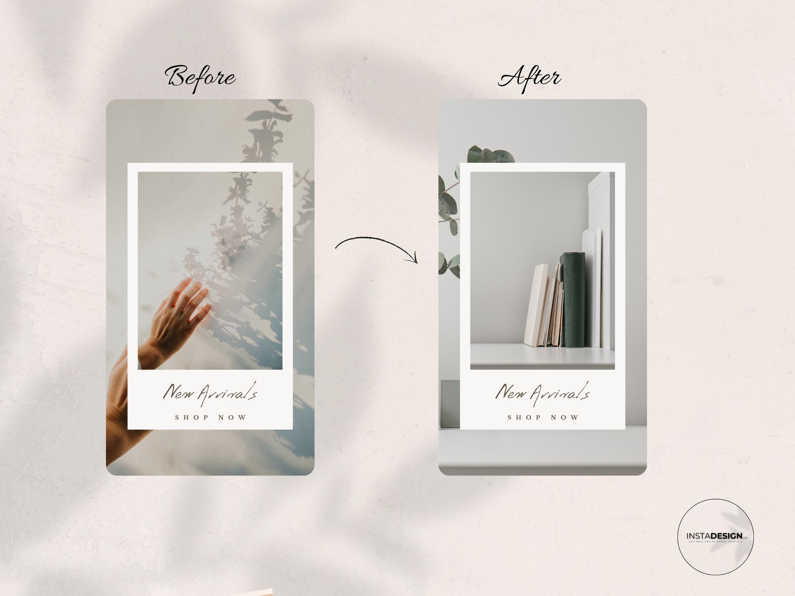 250 Aesthetic Instagram Post Templates for Canva | Editable Social ...