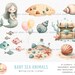 35 Baby Sea Animals Watercolor Clipart PNG Digital Download | Cute ...