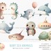 35 Baby Sea Animals Watercolor Clipart PNG Digital Download | Cute ...