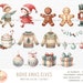 42 Boho Christmas Elves Watercolor Clipart PNG Digital Download Boho ...