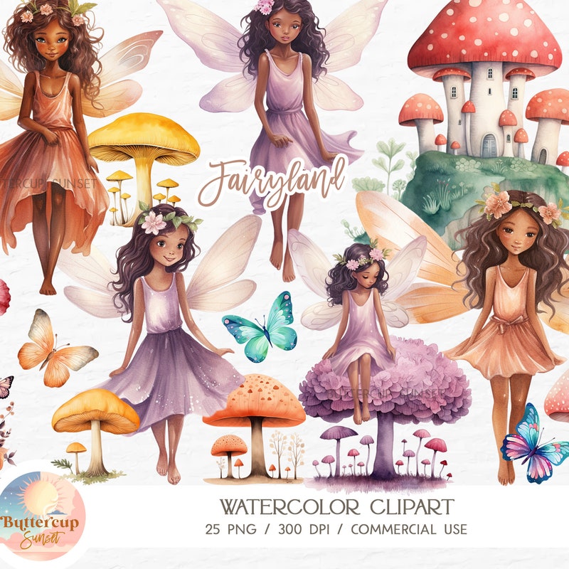 Black Girl Fairy Figure - Etsy UK