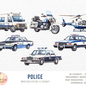 Police Department Clipart: Policeman Patrol Car Vehicle Police Officer ...