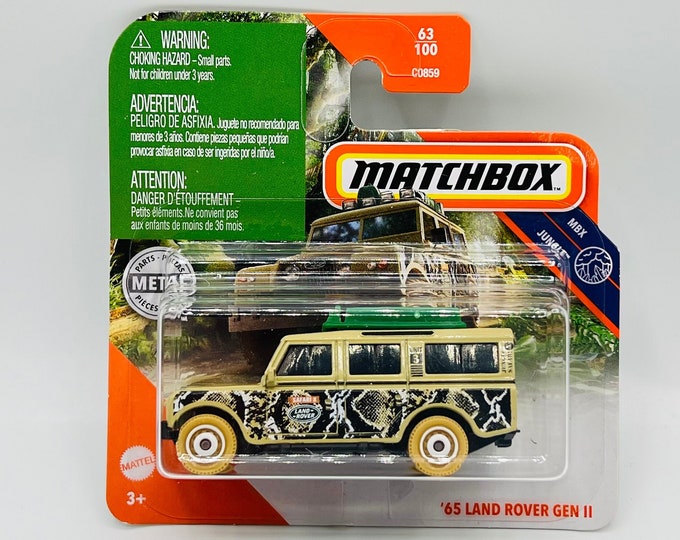 1965 Land Rover Gen 2 - Matchbox Scale 1:64 Model, Diecast Oldtimer SUV ...