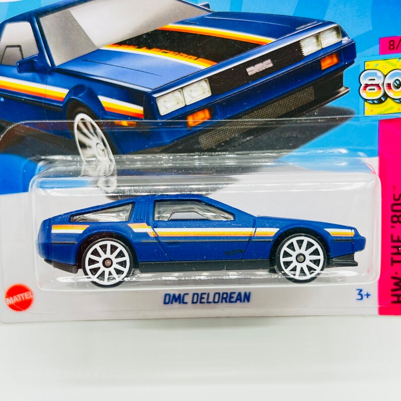 DMC Delorean Hot Wheels: Back to the Future 80's Edition, Rare ...