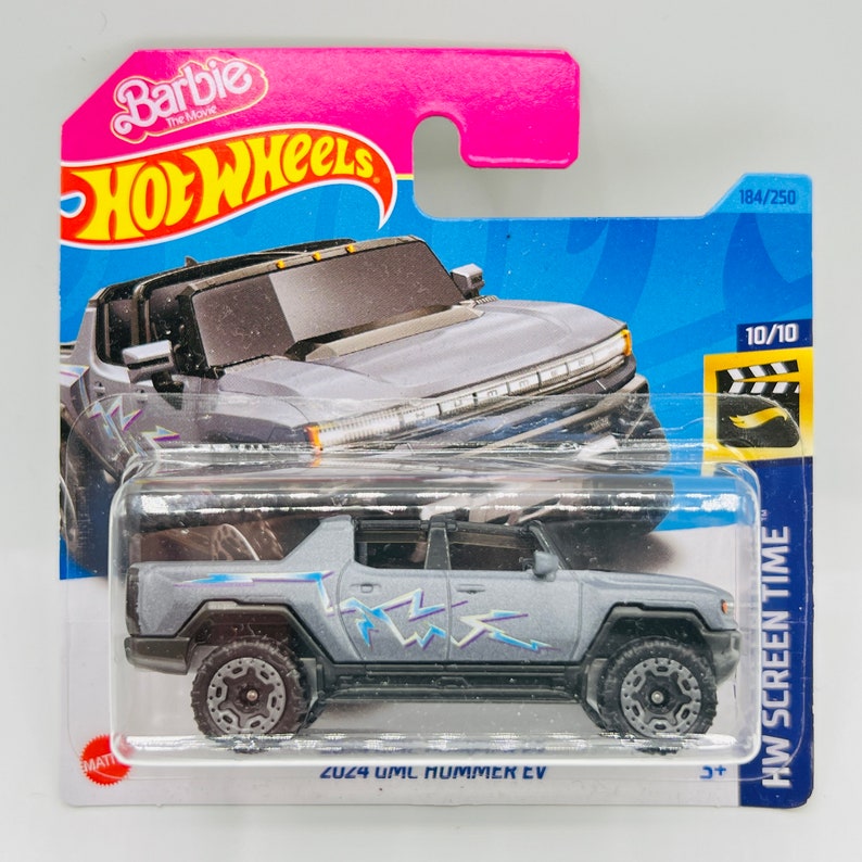 GMC Hummer EV Hot Wheels Screen Time, Diecast Barbie Movie Car ...