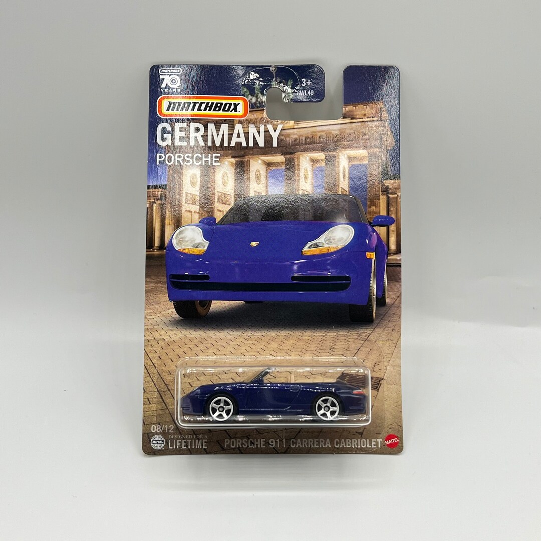 Porsche 911 Carrera Cabriolet - Matchbox Germany, Diecast Convertible ...