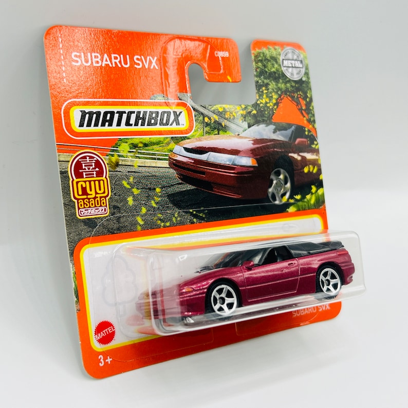 Subaru SVX Matchbox Ryu Asada Series, Diecast Oldtimer Car, Miniature ...