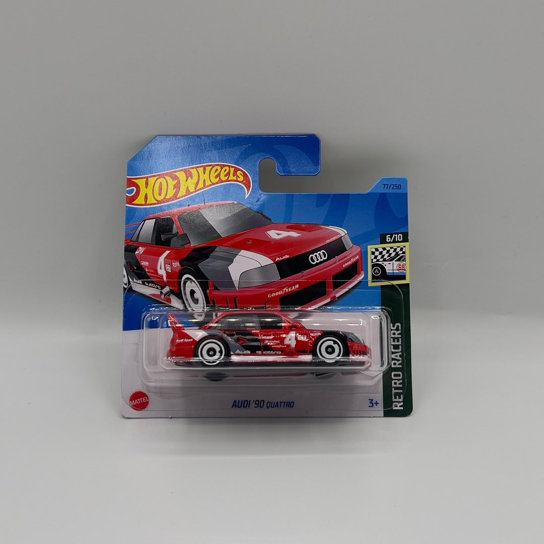 Audi 90 Quattro RED Hot Wheels Retro Racers, Vintage Diecast Racecar ...