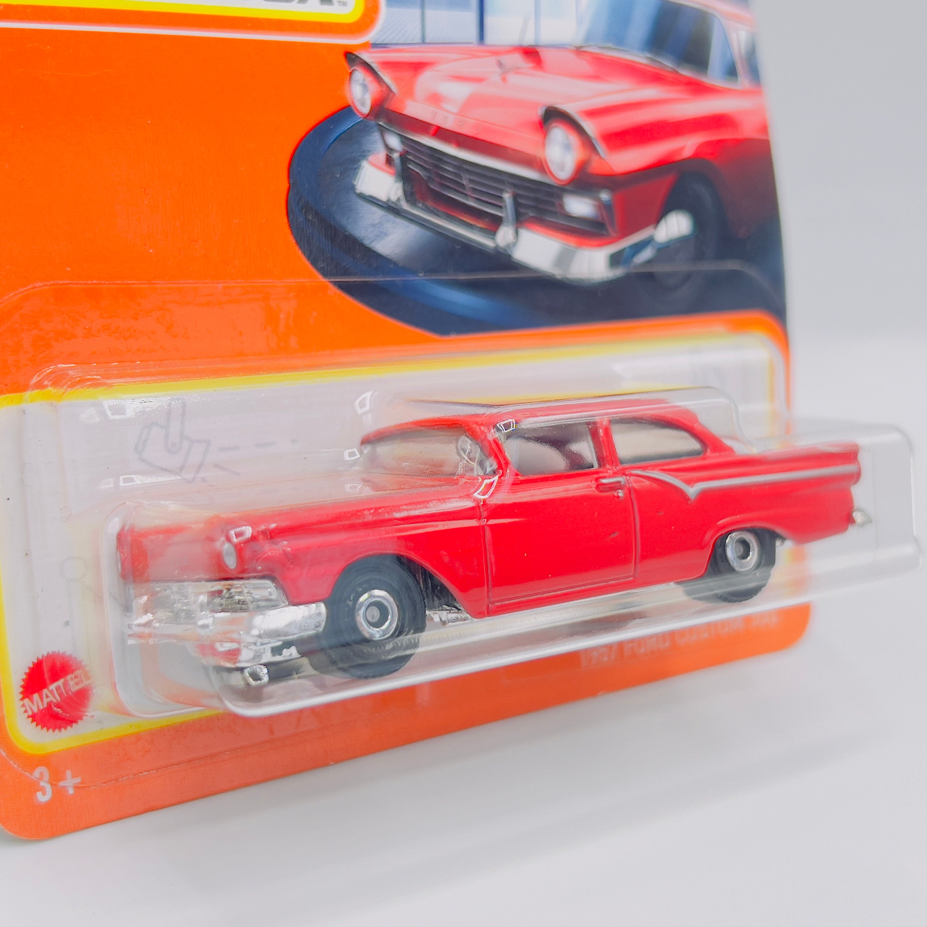 1957 Ford Custom 300 Matchbox Display Replica, Diecast Mattel Toy Car, Miniature Vintage Rare ...
