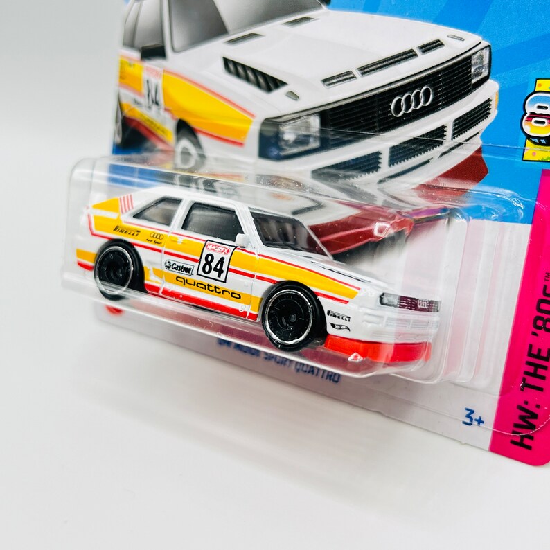 1984 Audi Sport Quattro Hot Wheels the '80s Series, Diecast Mini Rally ...