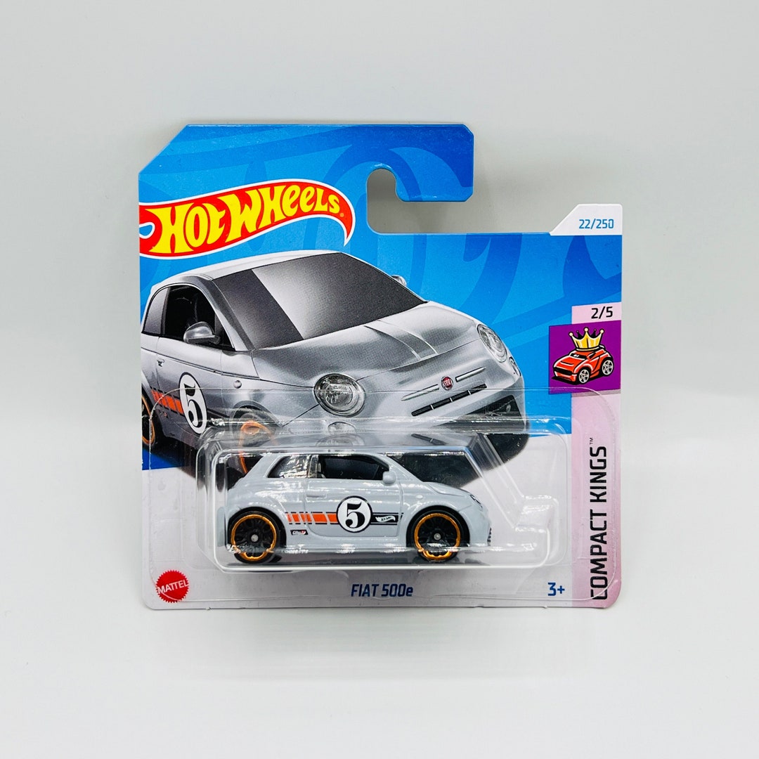 Fiat 500e - Hot Wheels Compact Kings, Diecast Custom Toy Car, Miniature ...