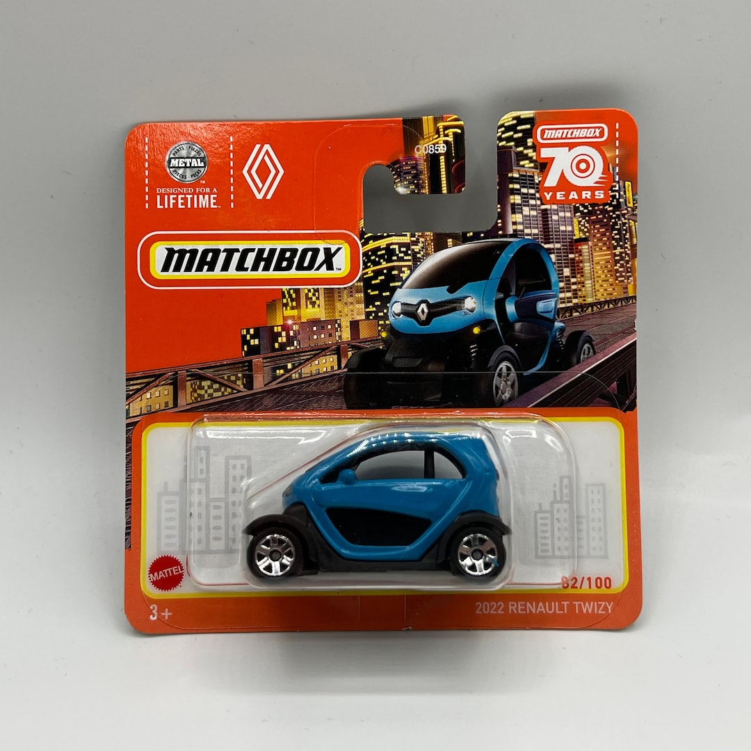 Renault Twizy 2022 - 1:64 Matchbox Diecast Car, Electric City Mini Collectible, EV Green Energy ...