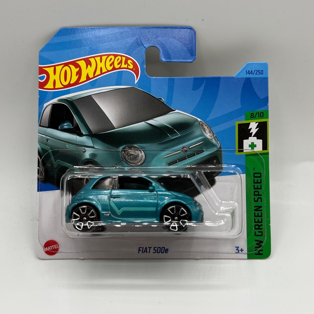 Hot Wheels Fiat 500E 1:64 Diecast Car Electric Miniature - Etsy
