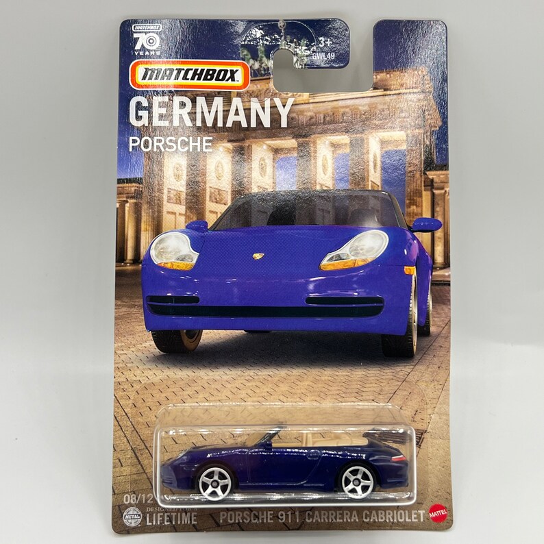 Porsche 911 Carrera Cabriolet Matchbox Germany Diecast - Etsy