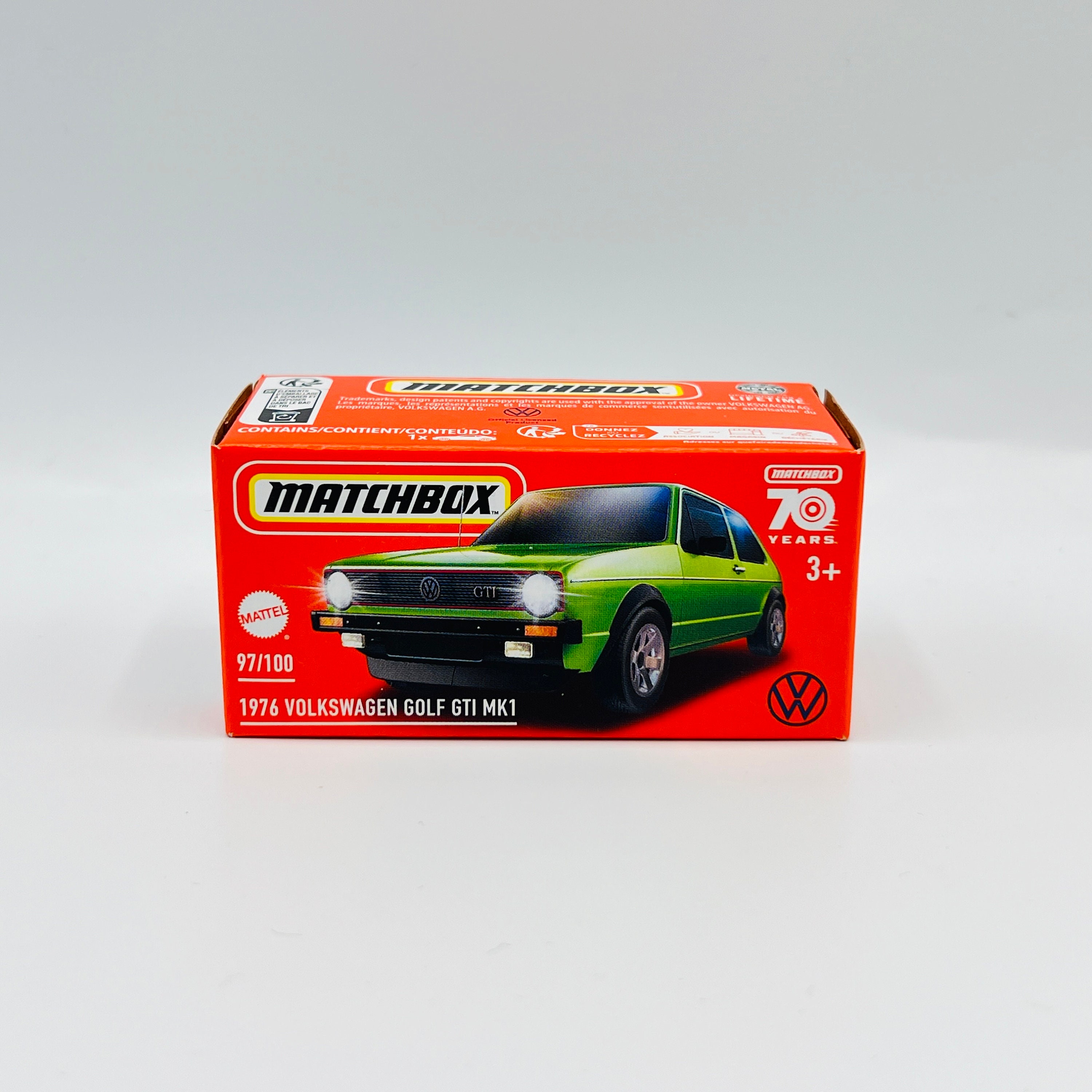 1976 Volkswagen Golf GTI MK1 Matchbox 1:64 Scale Model, Diecast ...