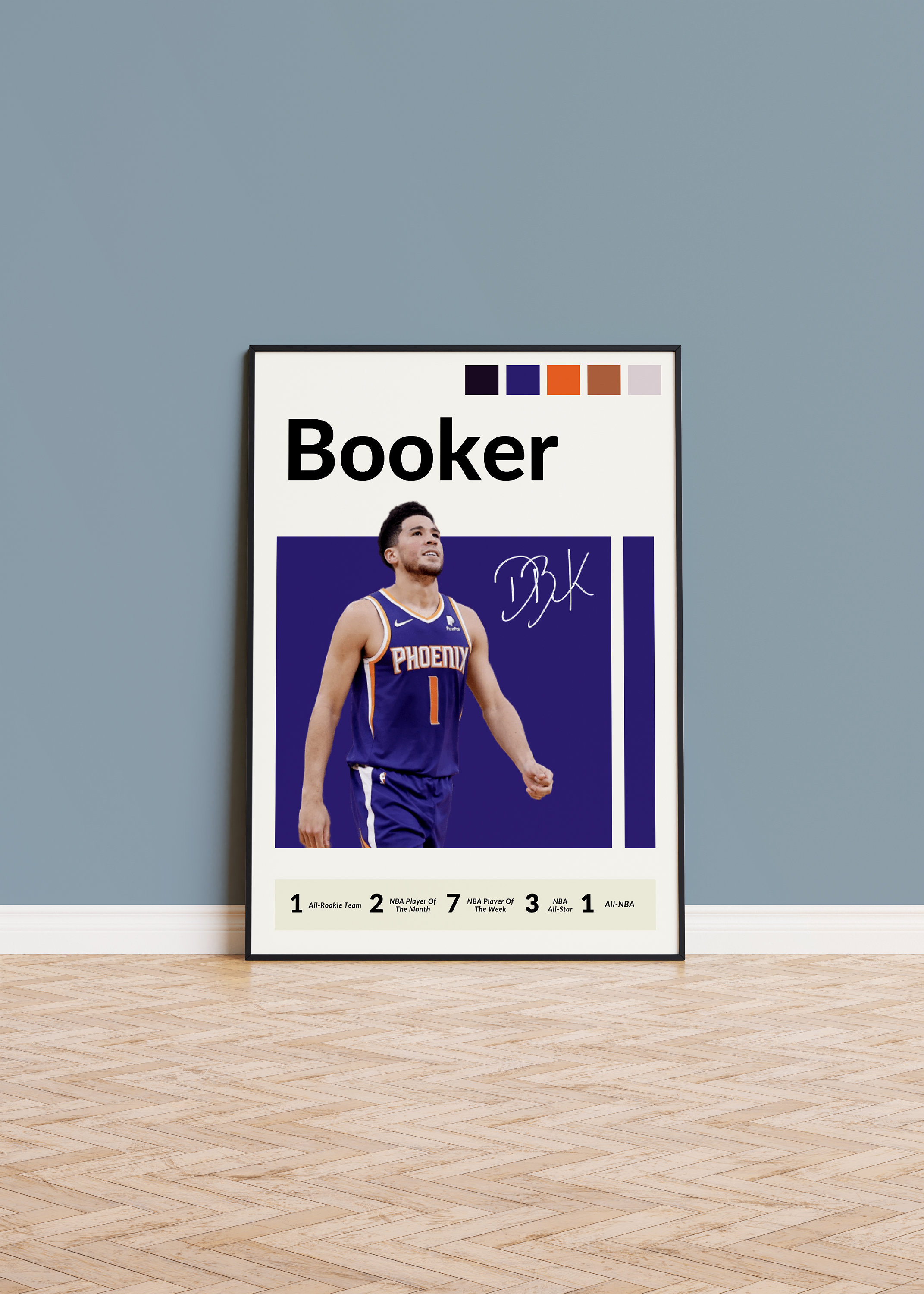 Devin Booker Poster Phoenix Suns NBA Poster Sport Poster - Etsy