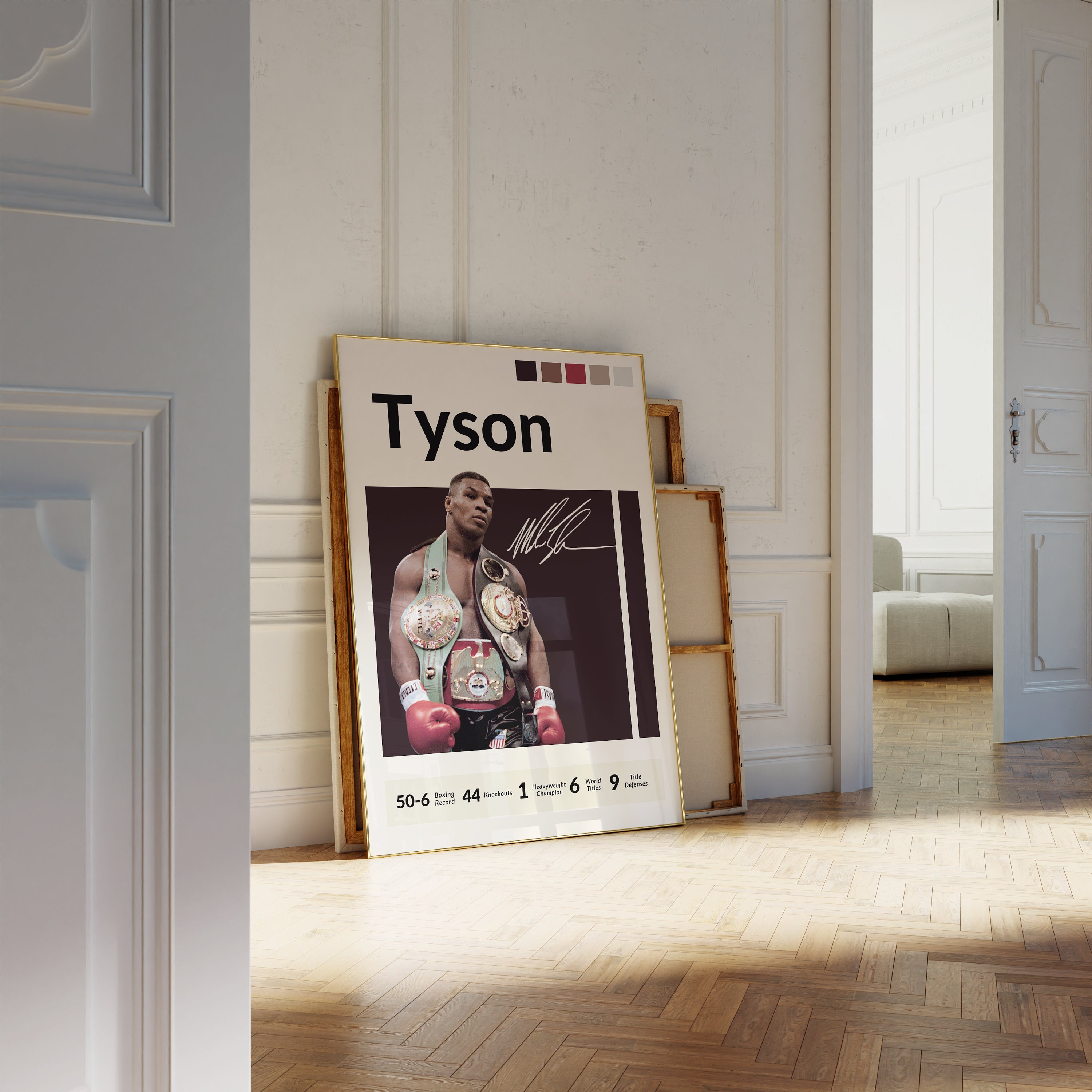 Cartel de Mike Tyson, Boxeo, Cartel de boxeo, Cartel deportivo, Moderno ...