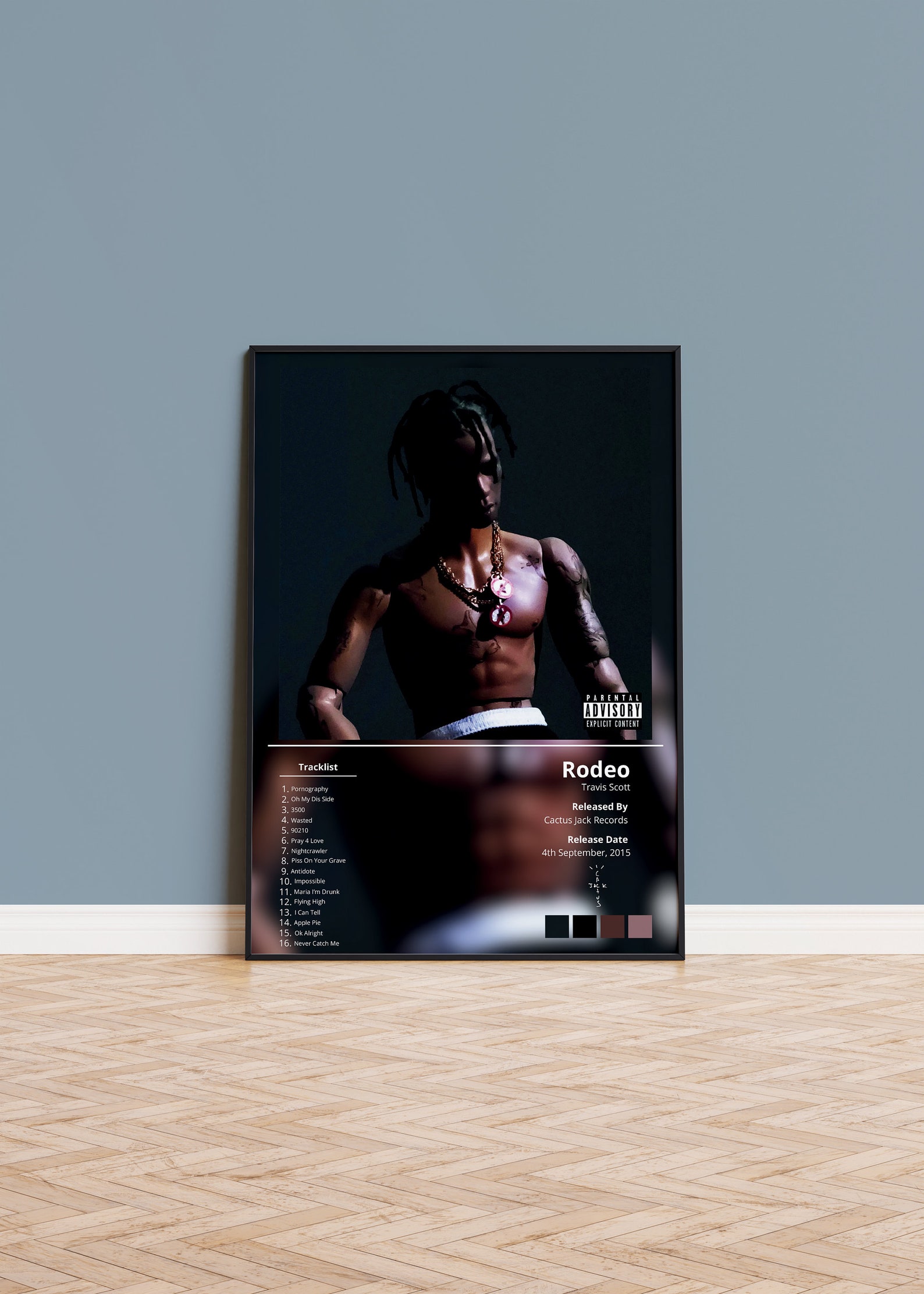 Travis Scott Rodeo Poster, Travis Scott Poster, Album Poster, Music ...